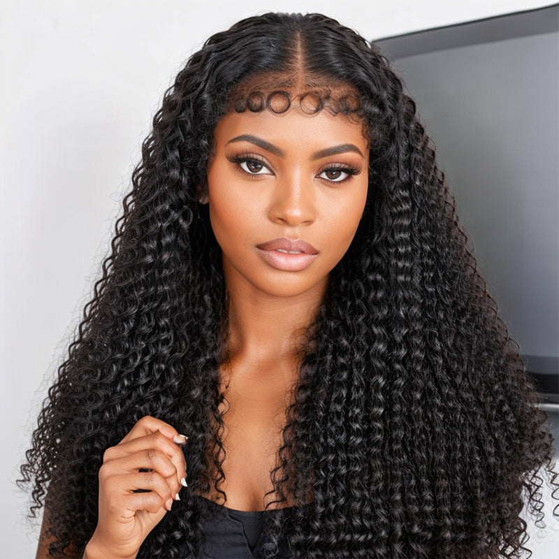 Realistic 3C Edges 13x4 HD Lace Frontal Water Wave Baby Hair Sweet Cur ...