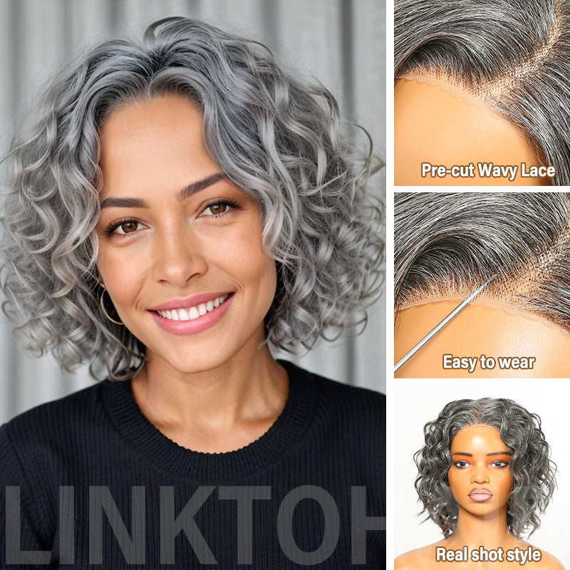 Salt and Pepper Wigs | Salt and Pepper Wigs Human Hair | Linktohair Wigs – LinktoHair
