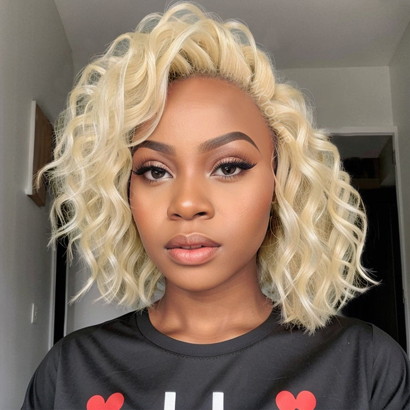 613 Blonde Wigs | 613 Lace Front Wig | Bob Wigs – LinktoHair
