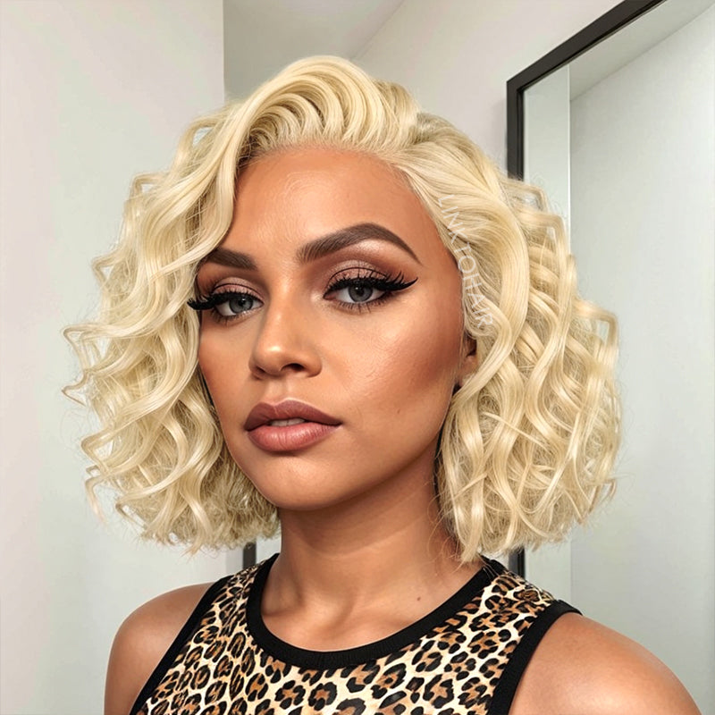 613 Blonde Wigs | 613 Lace Front Wig | Bob Wigs – LinktoHair