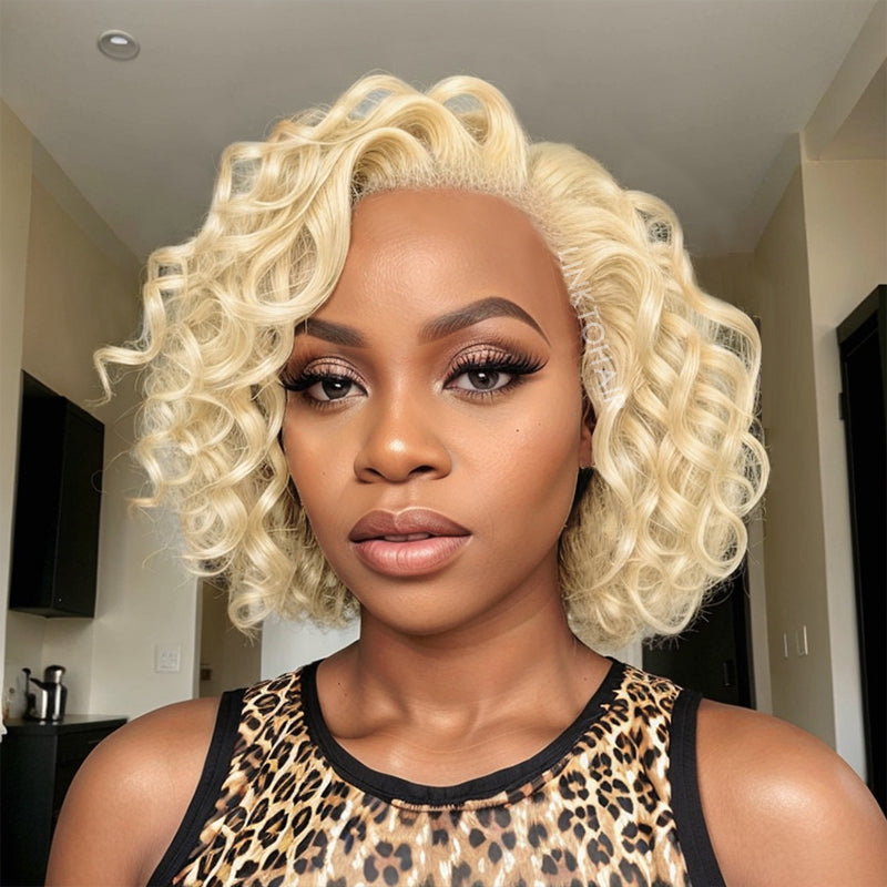 613 Blonde Wigs | 613 Lace Front Wig | Bob Wigs – LinktoHair