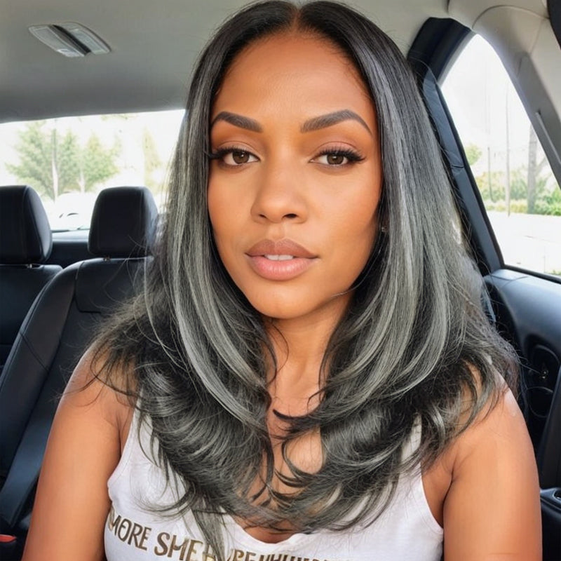 Salt and Pepper Wigs | Salt and Pepper Wigs Human Hair | Linktohair ...