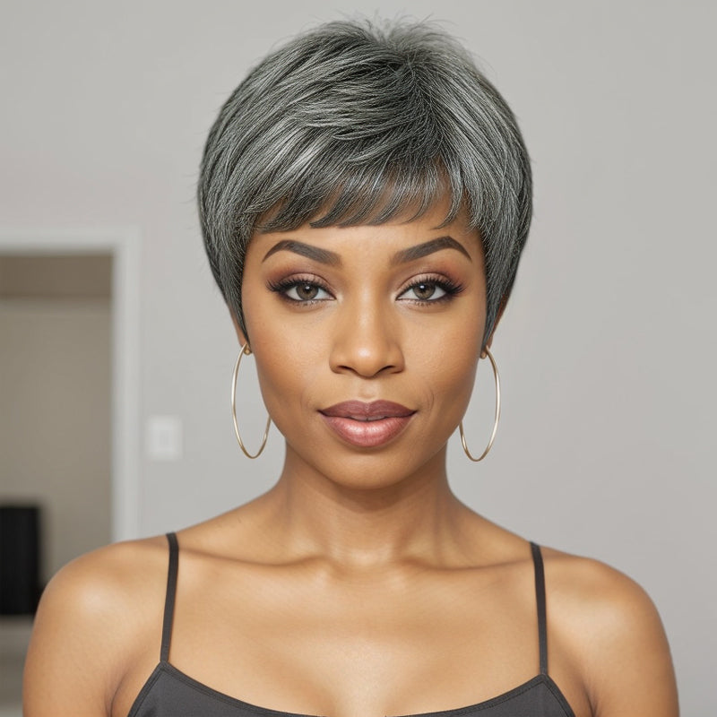 Salt and Pepper Wigs | Grey Wig – LinktoHair